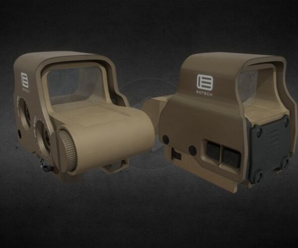 ArtStation - [MWS] EOTech EXPS-2 Holographic Sight | Game Assets