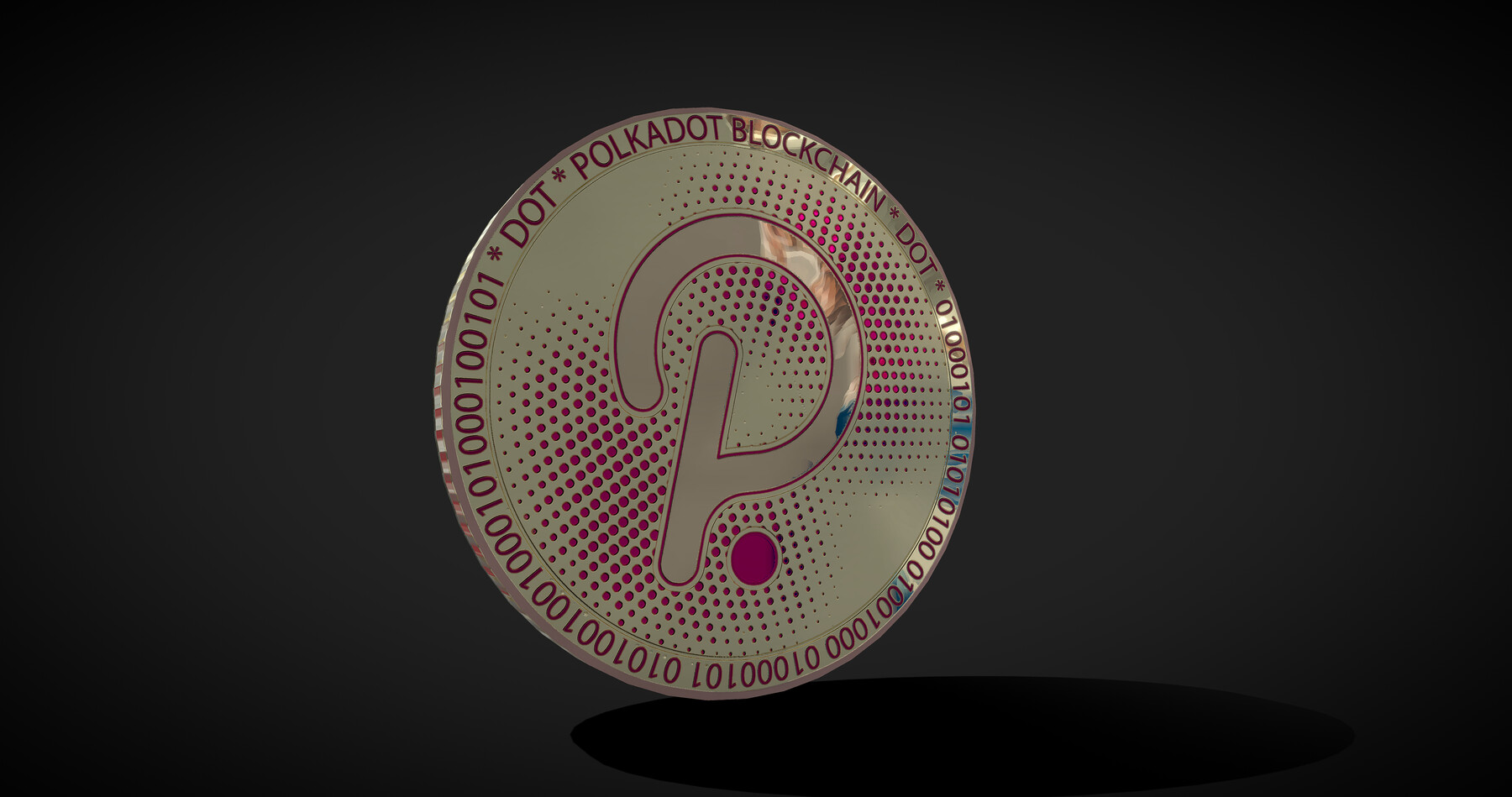 ArtStation - Polkadot Coin - low poly 3D model | Resources