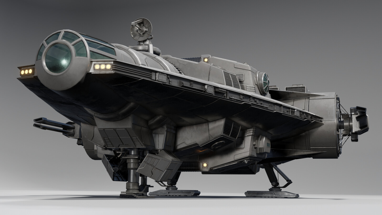 ArtStation - Barloz Light Freighter - Star Wars | Game Assets