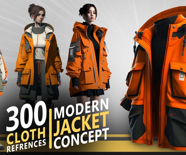 ArtStation - 300 Modern Jacket Concept - Character references | Artworks