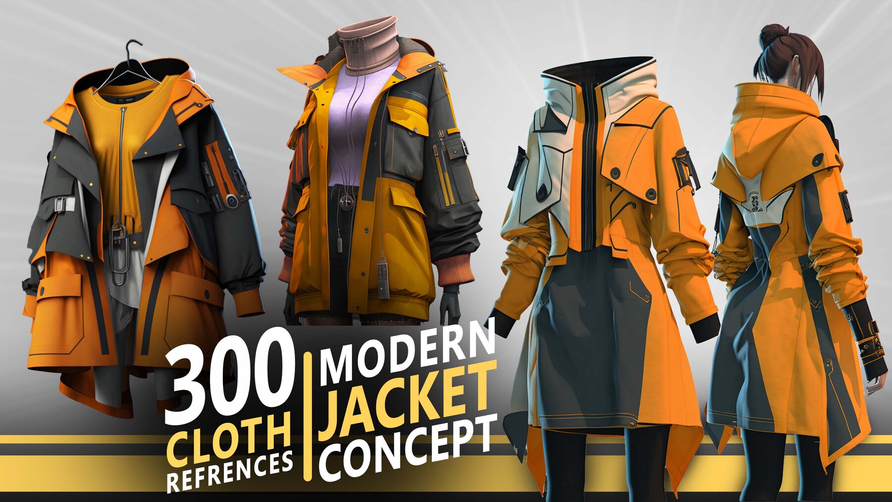 ArtStation - 300 Modern Jacket Concept - Character references | Artworks