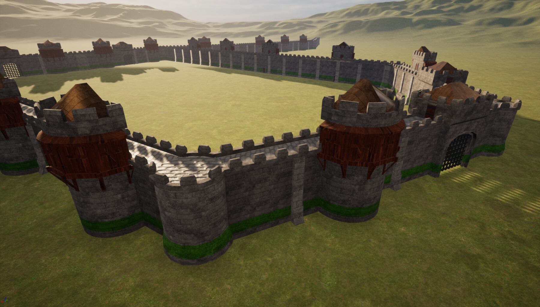 ArtStation - Procedural Wall Generator (Inspired by Age of Empires IV ...