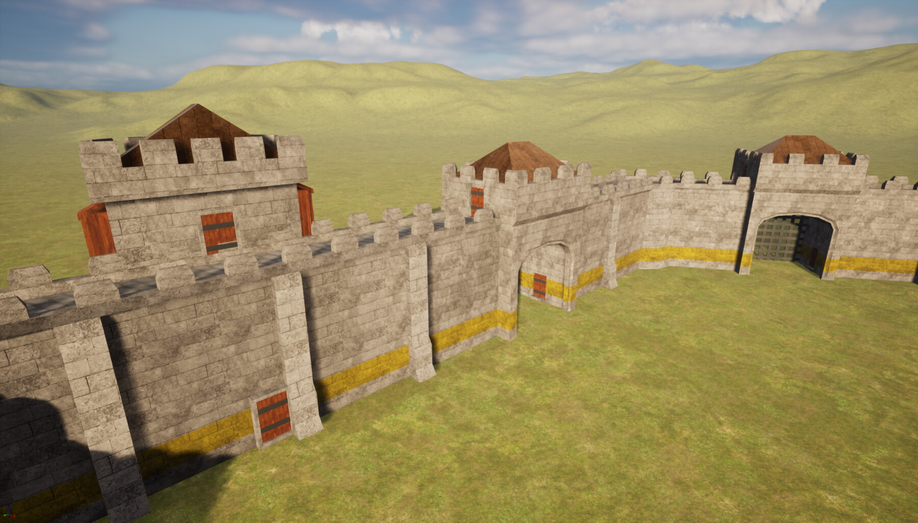 ArtStation - Procedural Wall Generator (Inspired by Age of Empires IV ...
