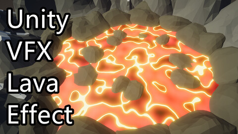 ArtStation - Unity VFX - Lava Effect | Game Assets