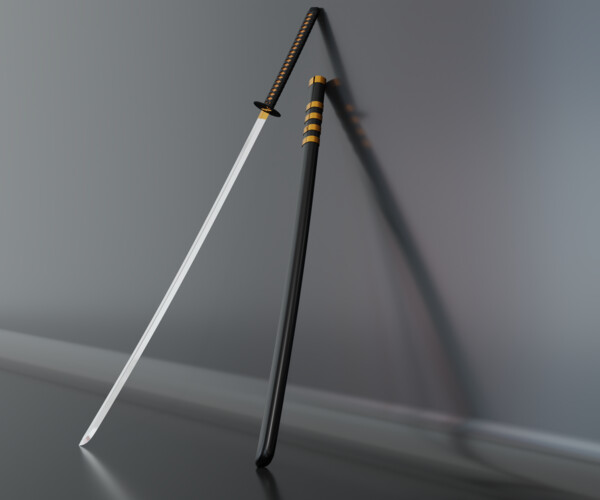 ArtStation - Katana 3d Game Ready Asset | Game Assets