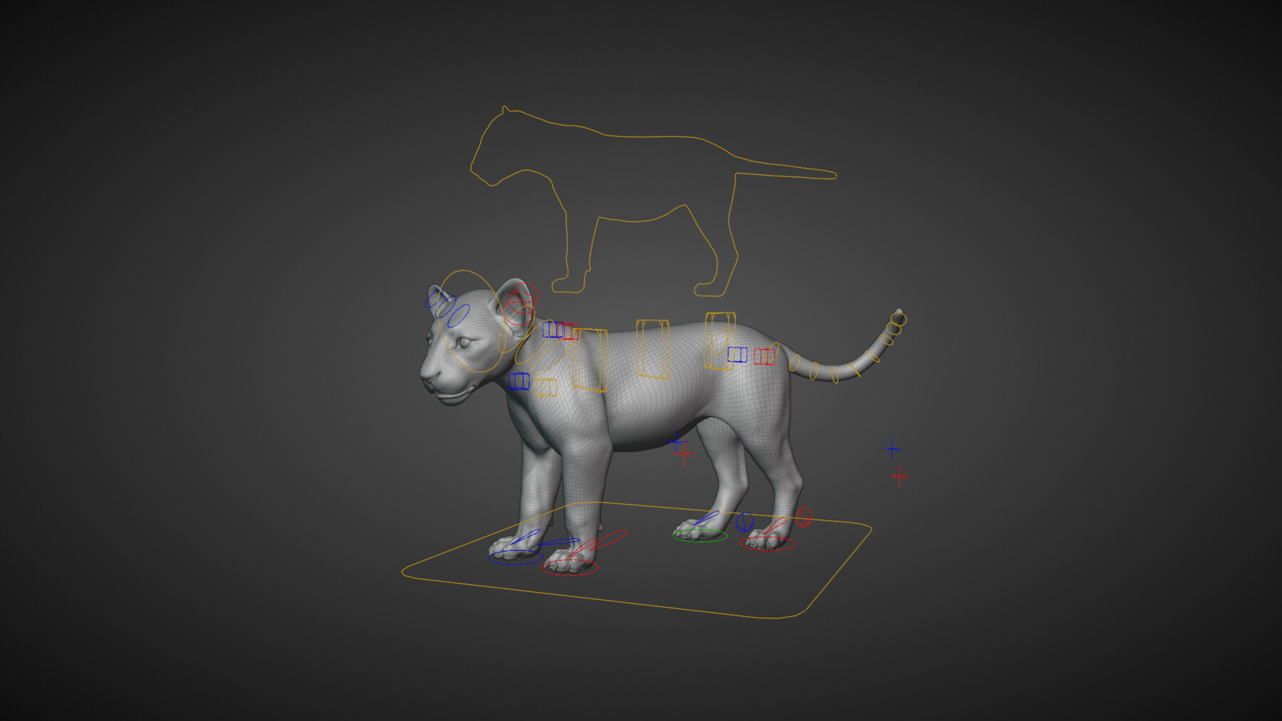 ArtStation - Lion Cub Animated | VFX Grace | Game Assets