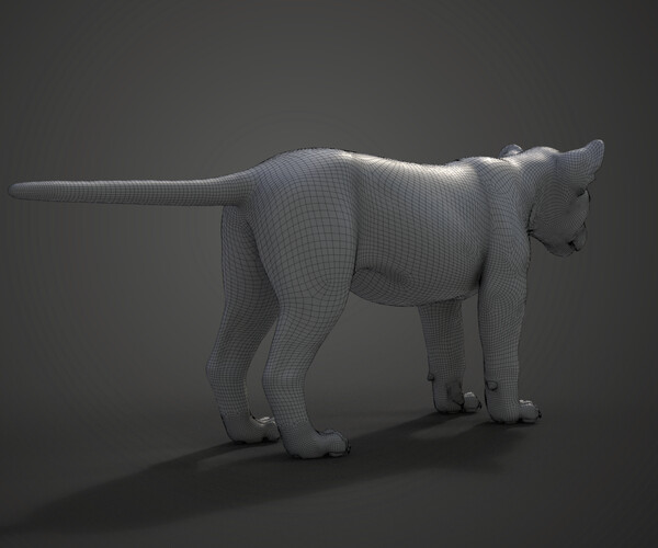 ArtStation - Lion Cub Animated | VFX Grace | Game Assets