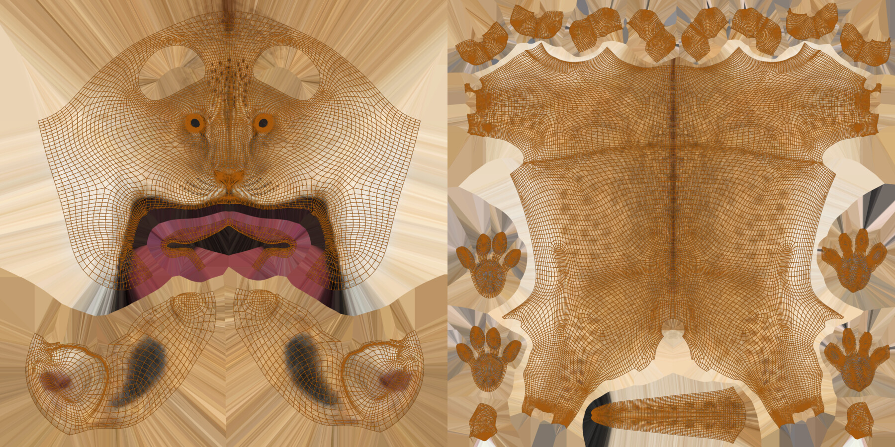 ArtStation - Lion Cub Animated | VFX Grace | Game Assets