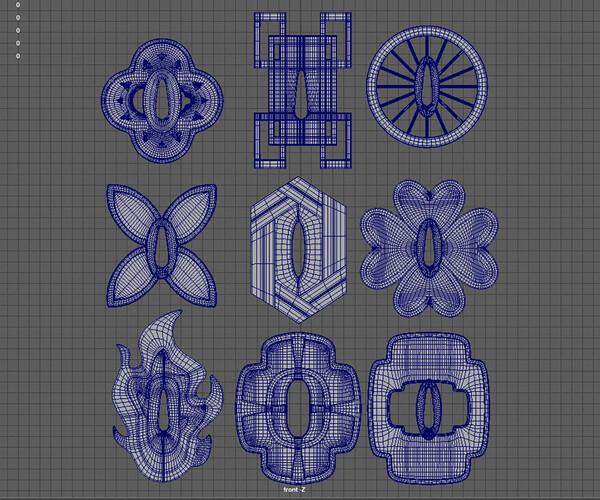 ArtStation - Demon Slayer Nichirin Tsuba 3D Printing | Resources