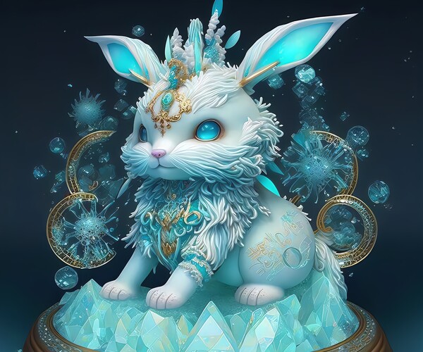 ArtStation - crystal animal | Artworks