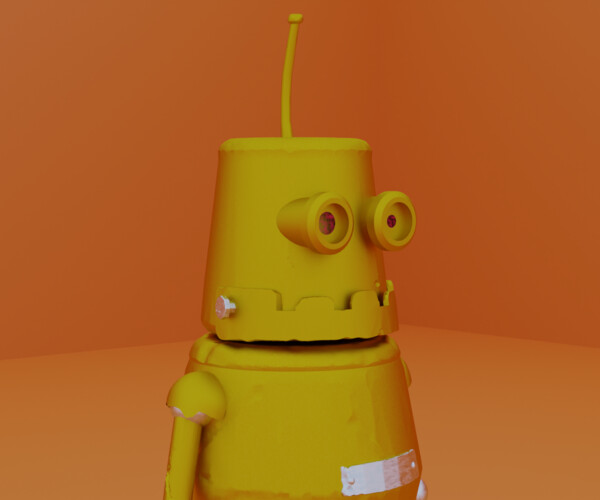 Artstation Android Robot Game Assets