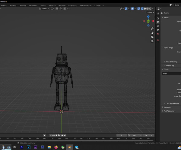 Artstation Android Robot Game Assets