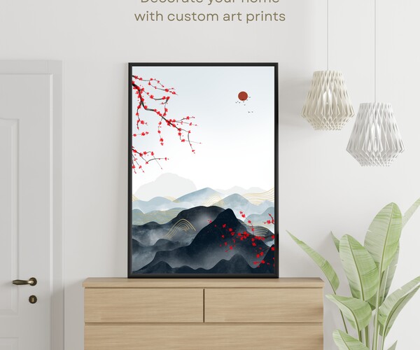 ArtStation - Chinese Landscape Art Print | Artworks