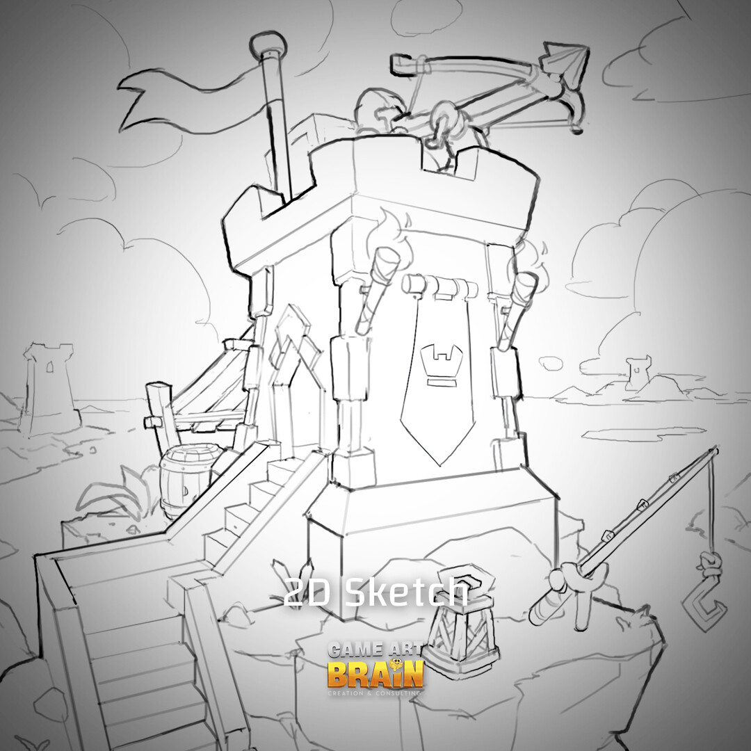 ArtStation - From 3D to Stylized Painting - a 10 Part Tutorial on a 3D ...