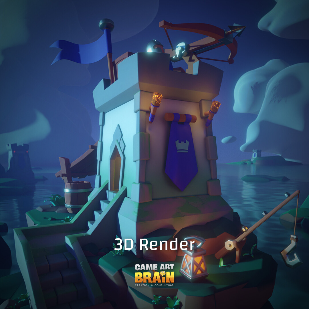 ArtStation - From 3D to Stylized Painting - a 10 Part Tutorial on a 3D ...