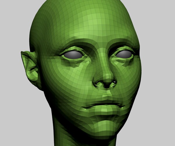 ArtStation - Stylized Female Head H | Resources