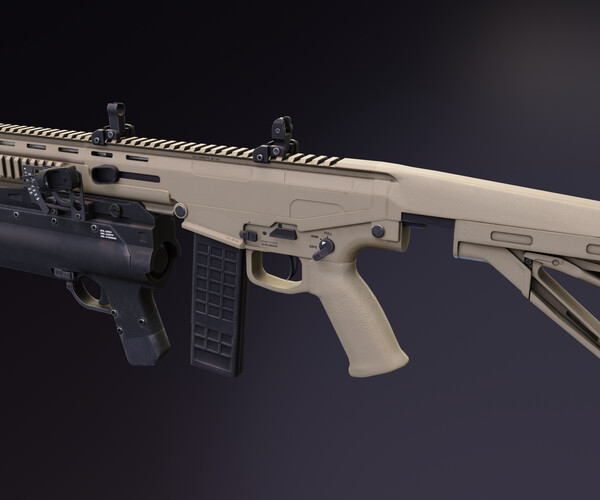 ArtStation - MX Rifle Series | Game Assets