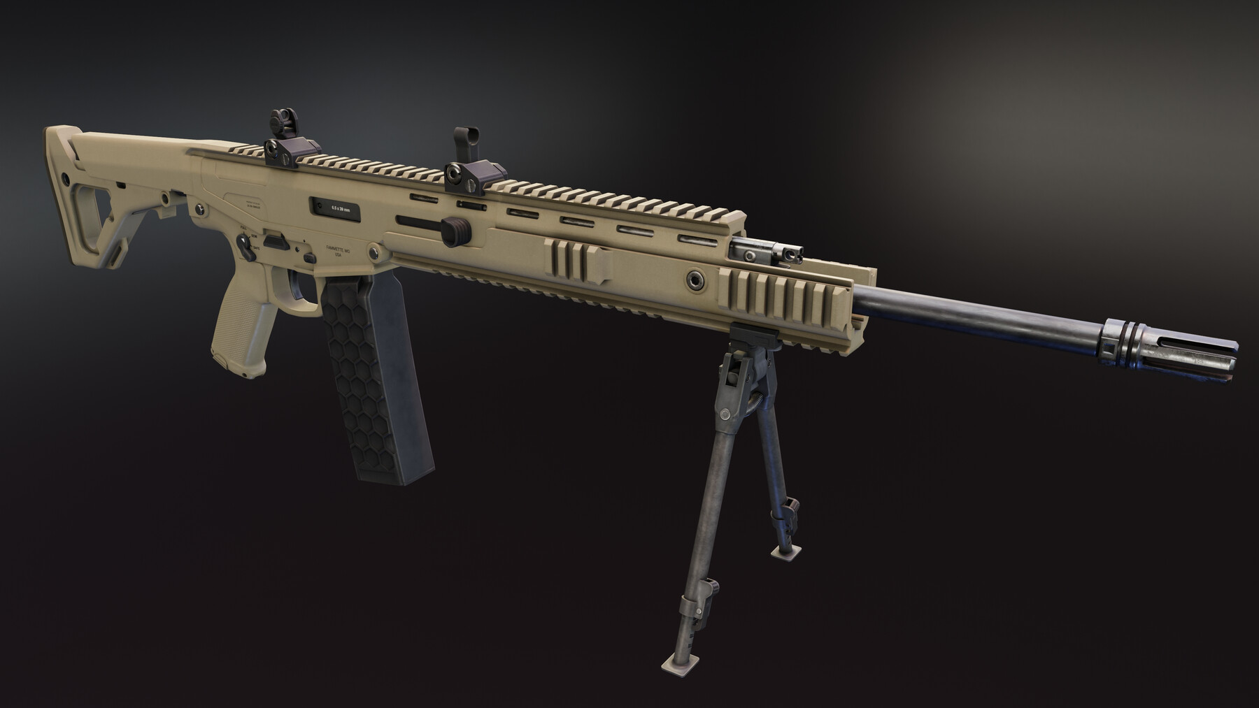 ArtStation - MX Rifle Series | Game Assets