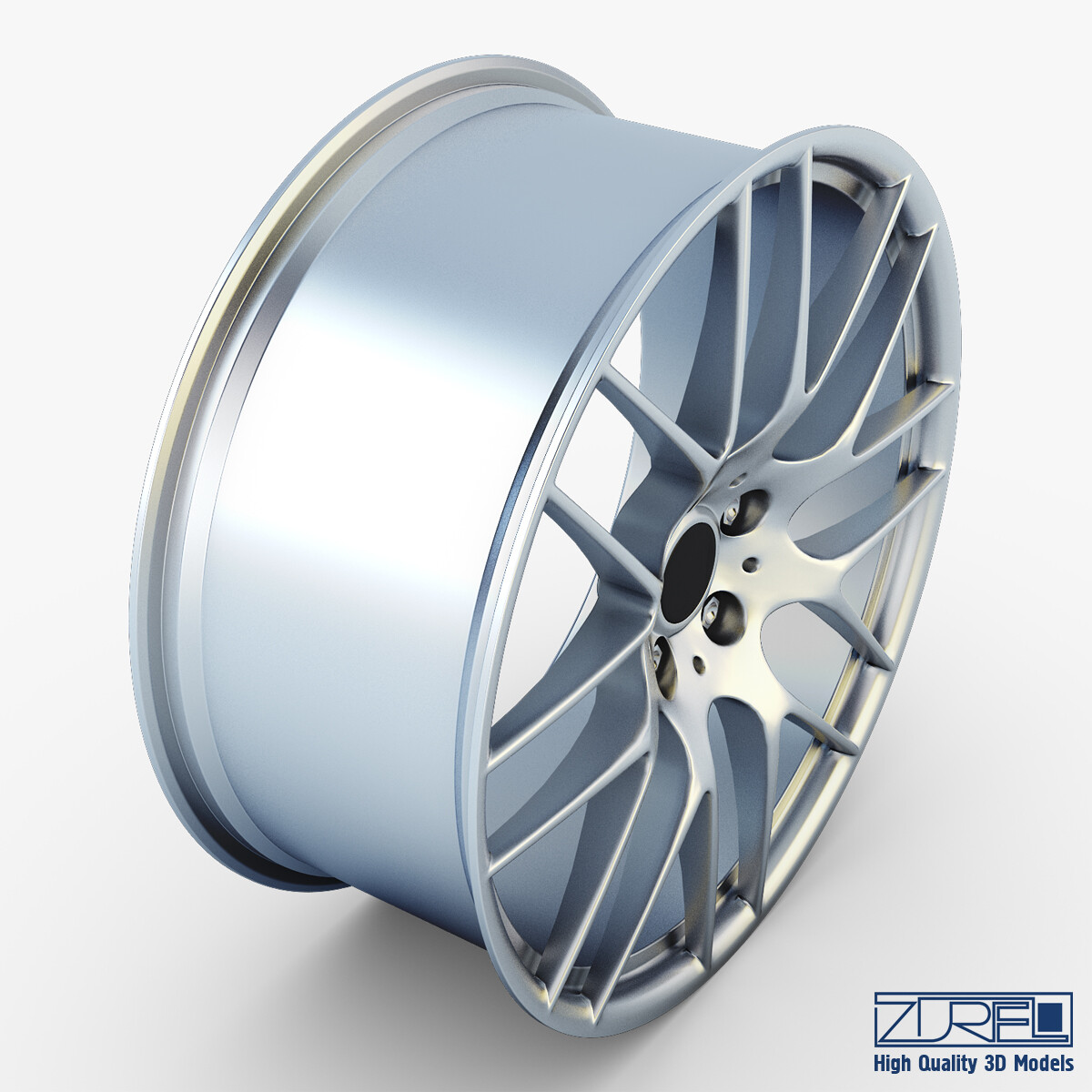 ArtStation - Style 359M Wheel Silver Mid Poly | Resources