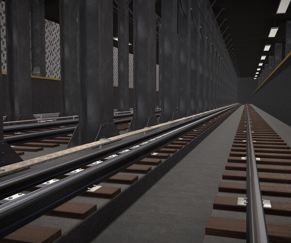 ArtStation - NYC Train Station | Game Assets