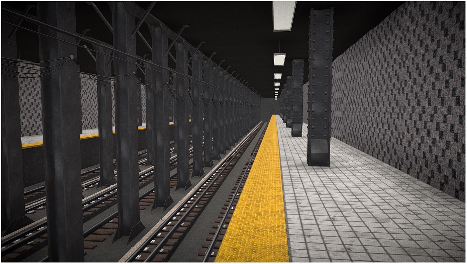 ArtStation - NYC Train Station | Game Assets