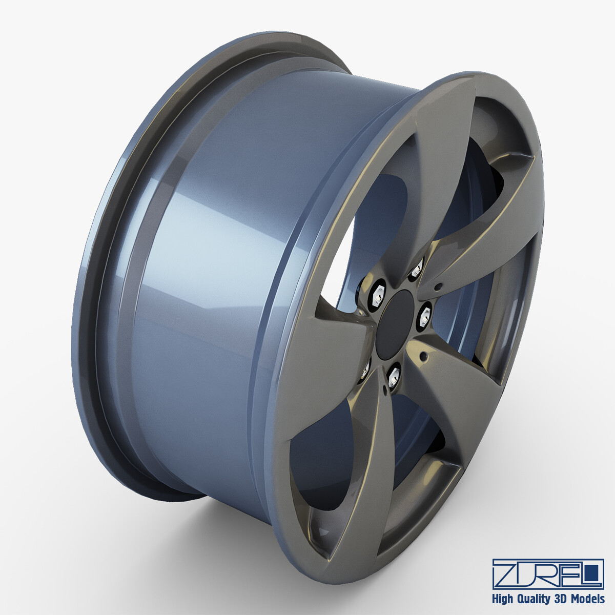 ArtStation - Style 138 Wheel Ferric Gray Mid Poly | Resources