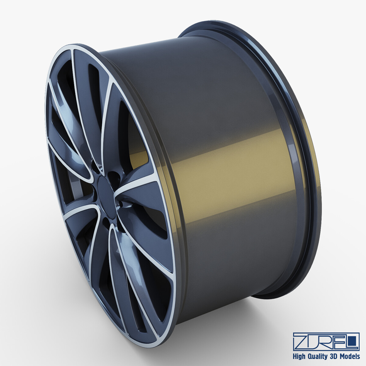 ArtStation - Style 247 Wheel Ferric Gray Mid Poly | Resources