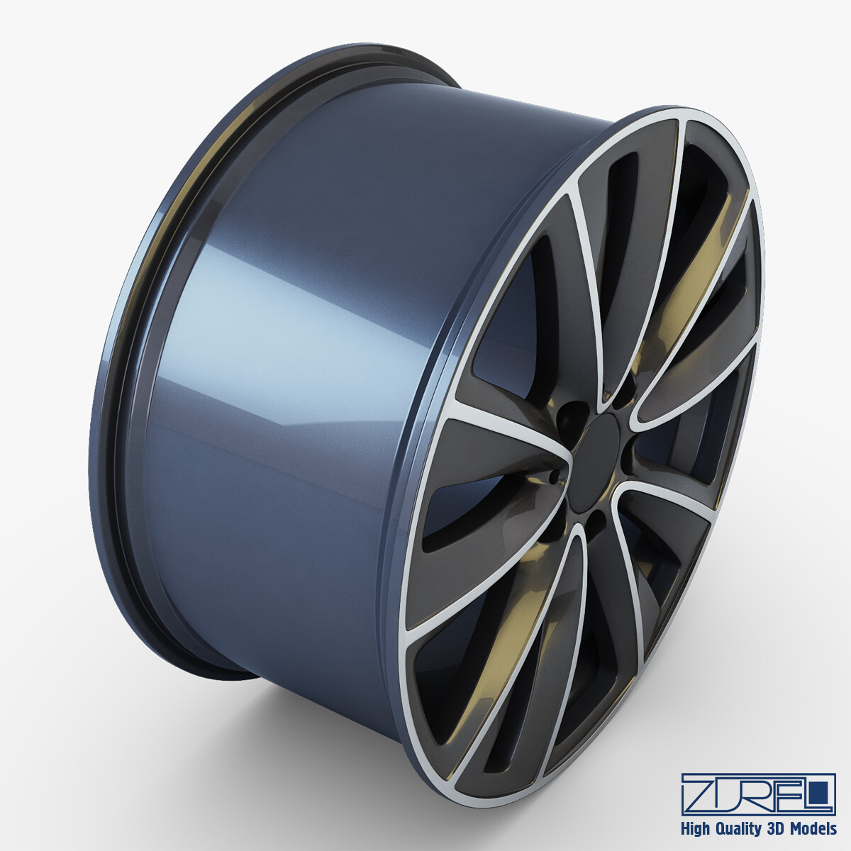 ArtStation - Style 247 Wheel Ferric Gray Mid Poly | Resources