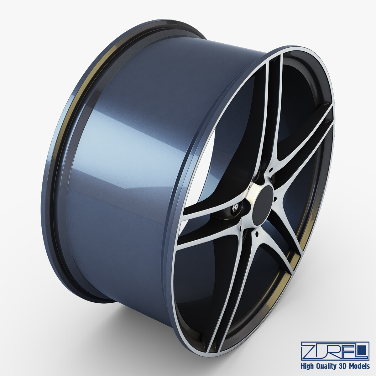 ArtStation - Style 313 Wheel Ferric Gray Mid Poly | Resources