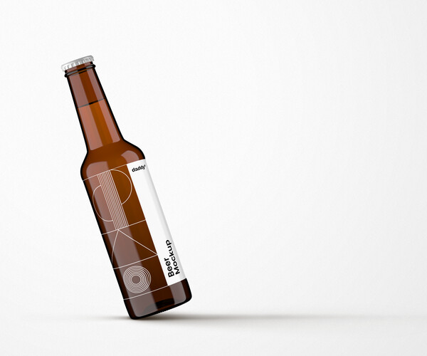 ArtStation - Long Neck Beer Bottle Mockup | Artworks
