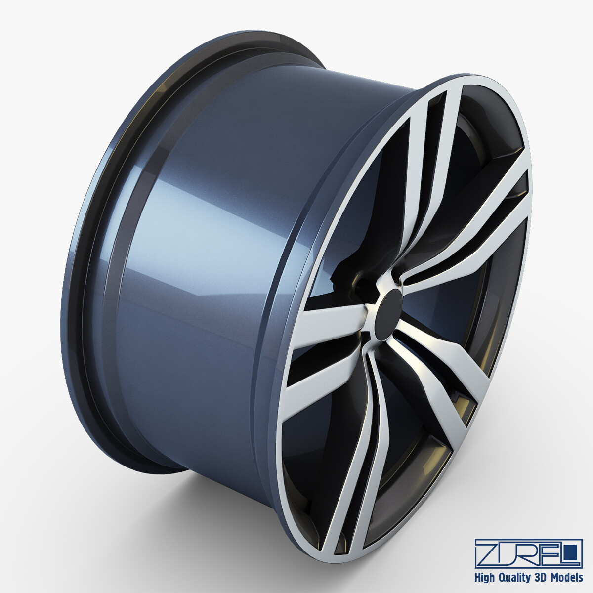 ArtStation - Style 300 Wheel Ferric Gray Mid Poly | Resources