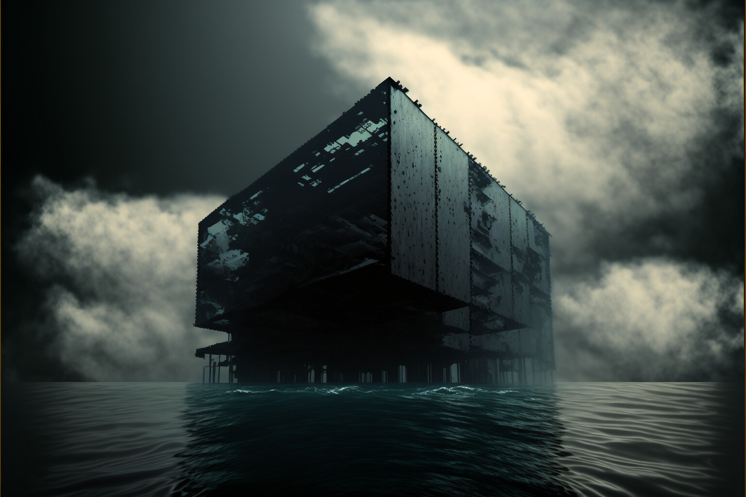 ArtStation - Brutalist Structures of the Sea Collection | Artworks
