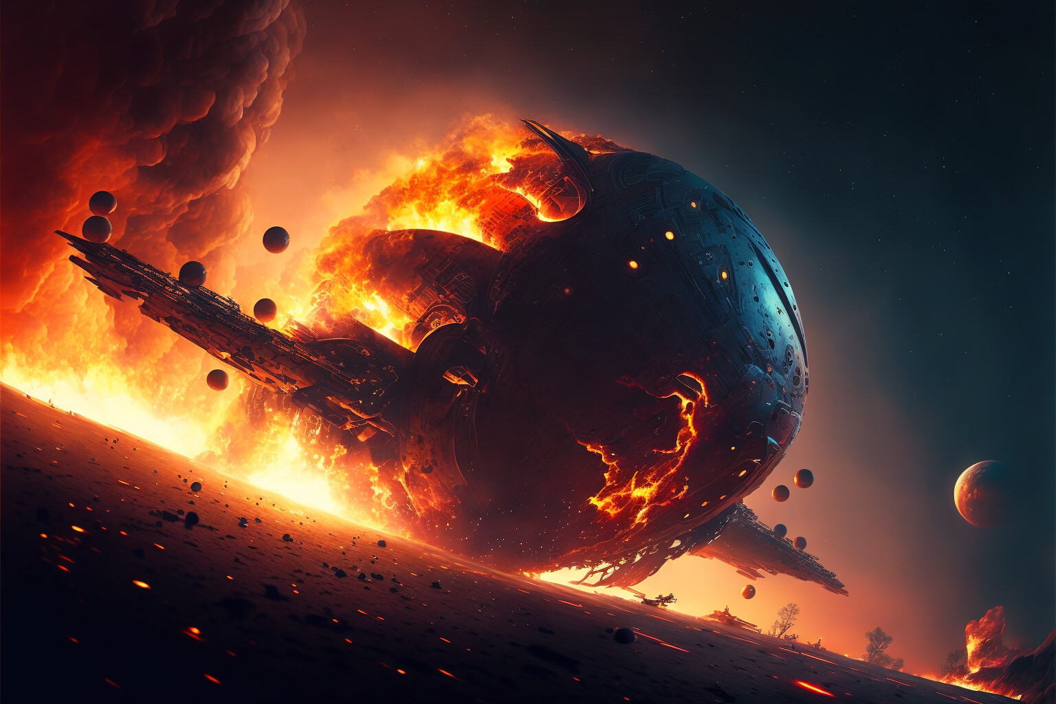 ArtStation - Xenos-3 Down | Artworks