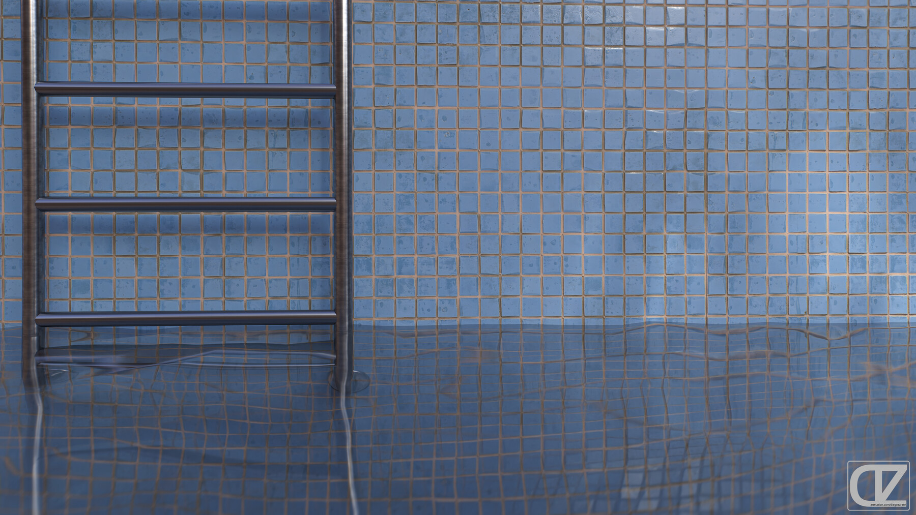 ArtStation - PBR - POOL TILES - 4K MATERIAL | Game Assets