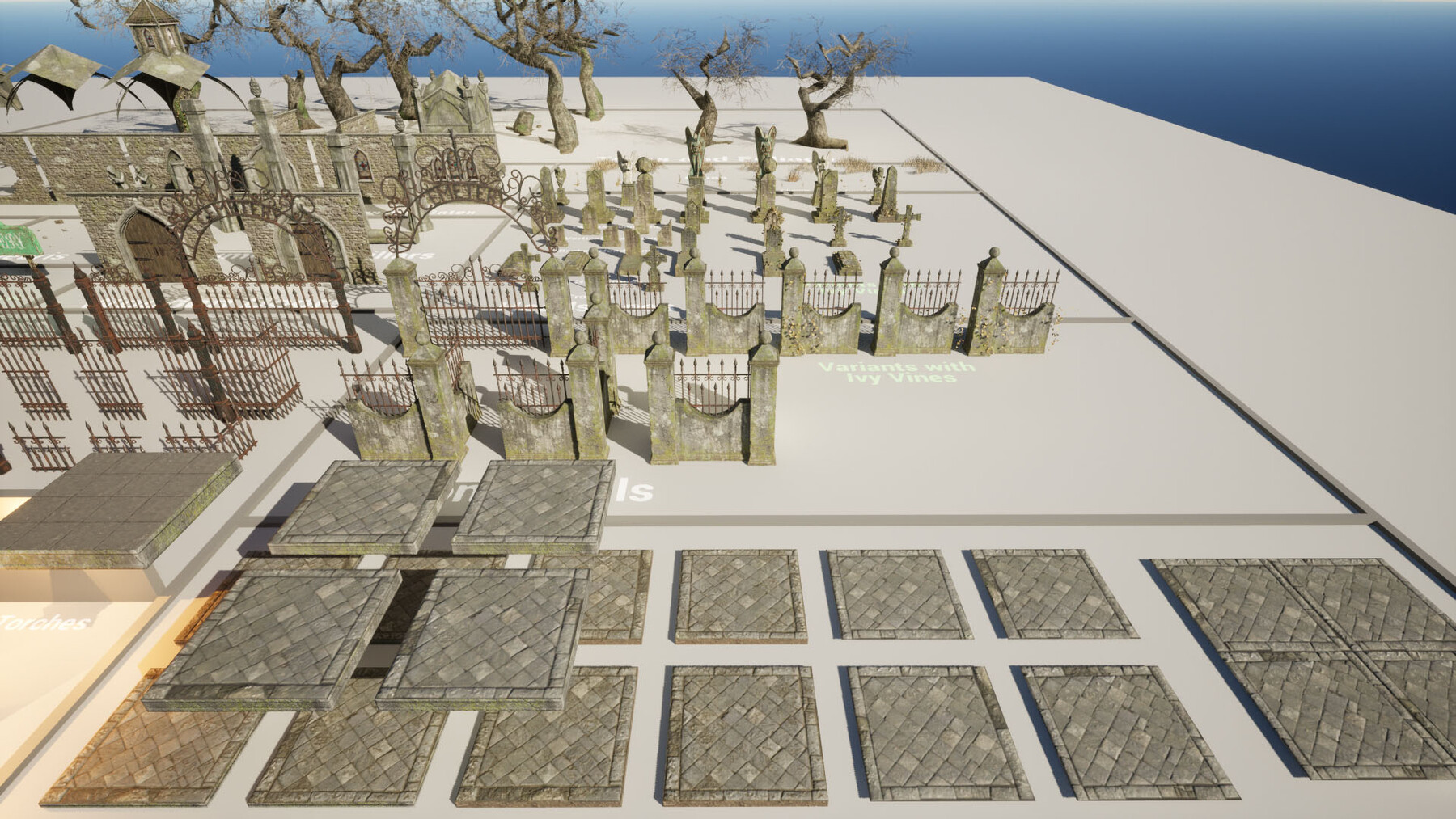 ArtStation - Cemetery Asset Pack for Unreal Engine | Game Assets