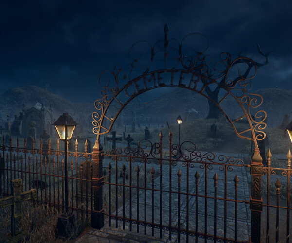 ArtStation - Cemetery Asset Pack for Unreal Engine | Game Assets