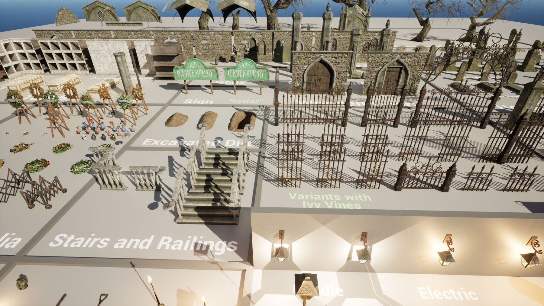 ArtStation - Cemetery Asset Pack for Unreal Engine | Game Assets