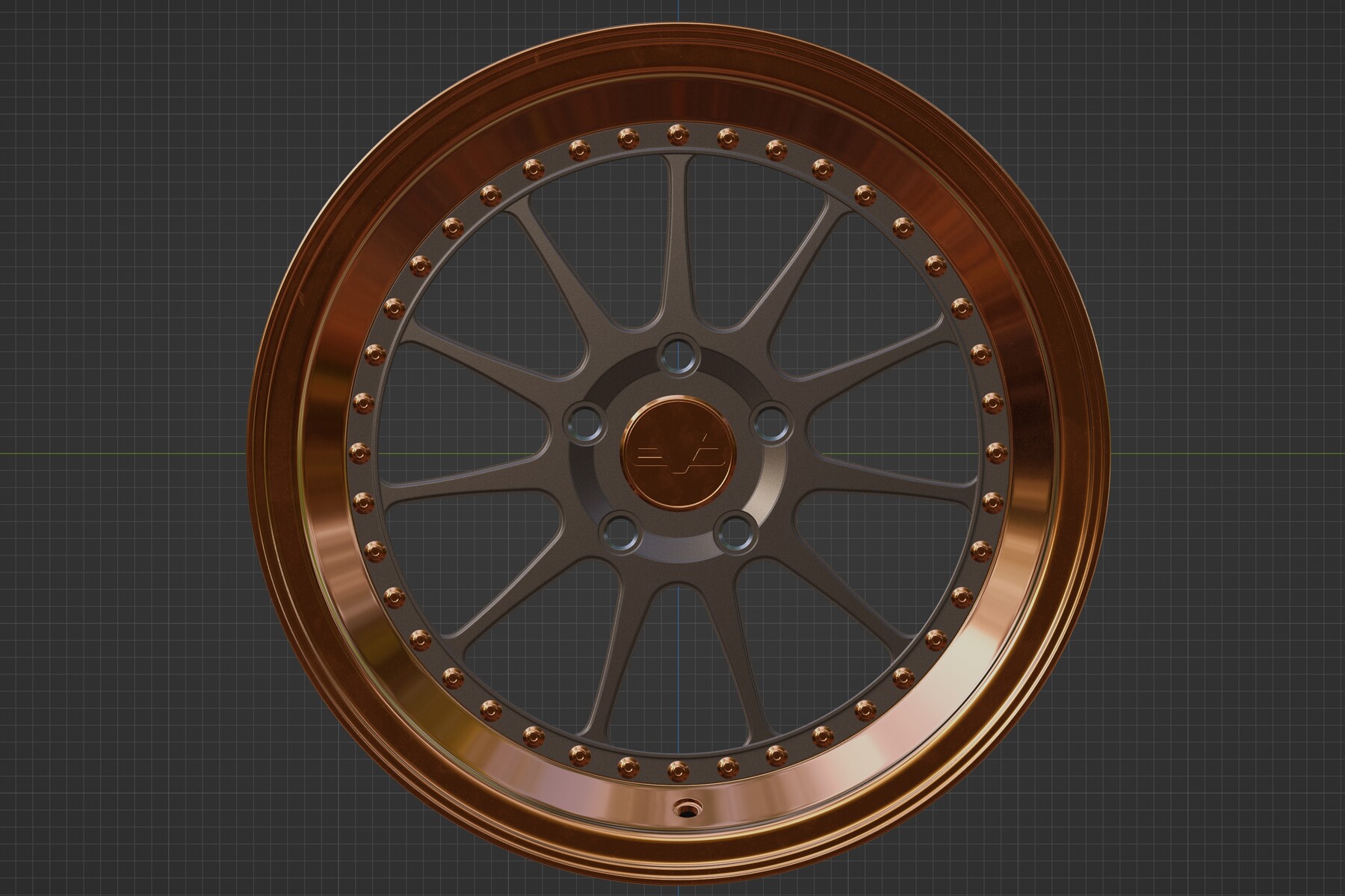 ArtStation - EVO61 LS4 Car wheel FREE 3D model | Resources