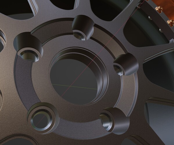 ArtStation - EVO61 LS4 Car wheel FREE 3D model | Resources