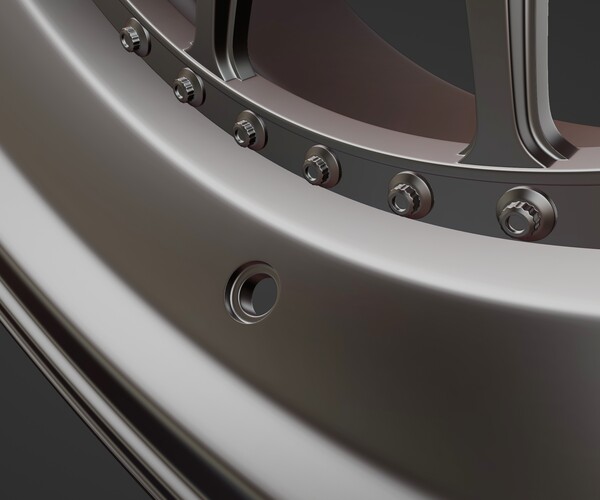 ArtStation - EVO61 LS4 Car wheel FREE 3D model | Resources