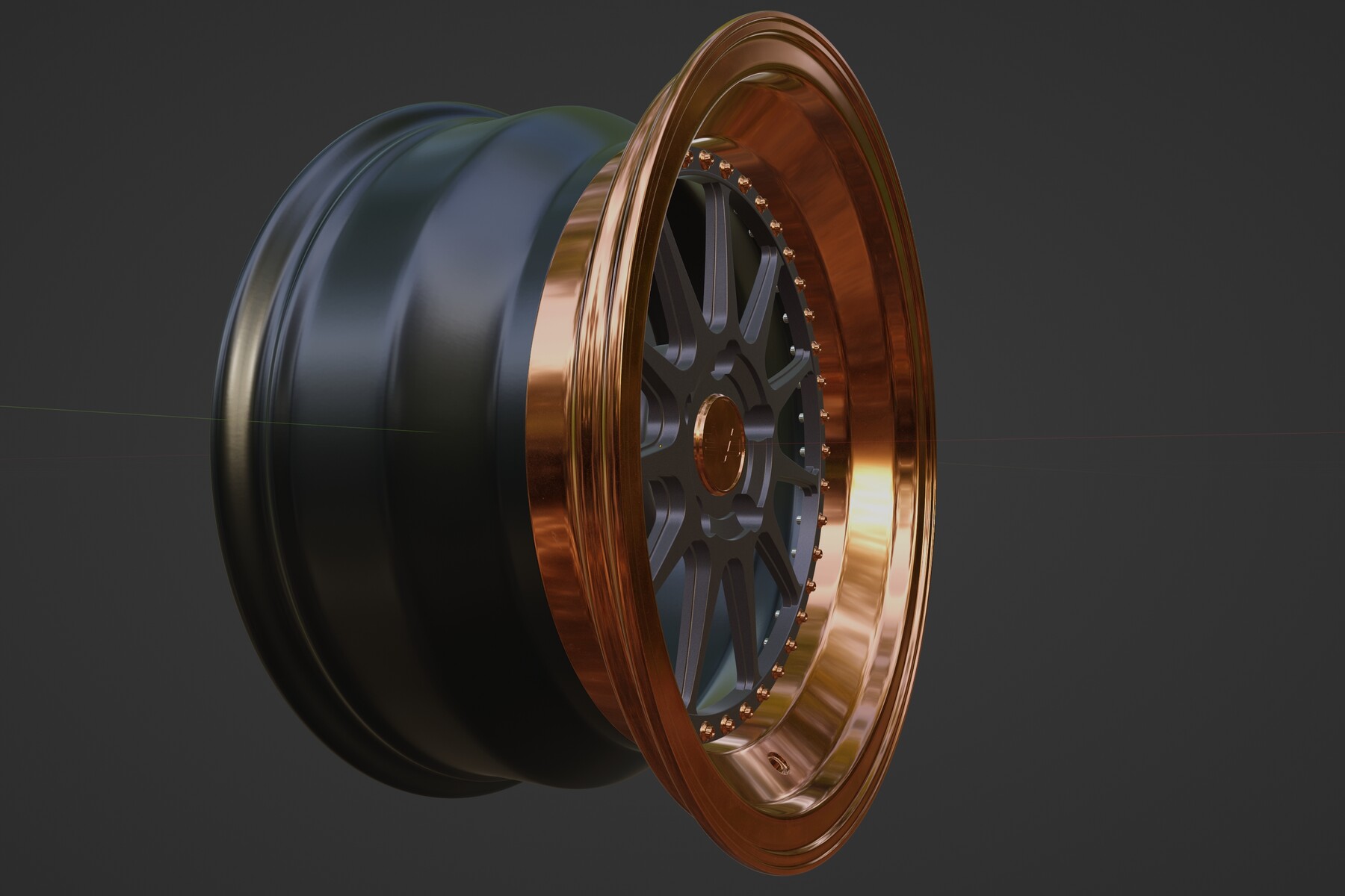 ArtStation - EVO61 LS4 Car wheel FREE 3D model | Resources