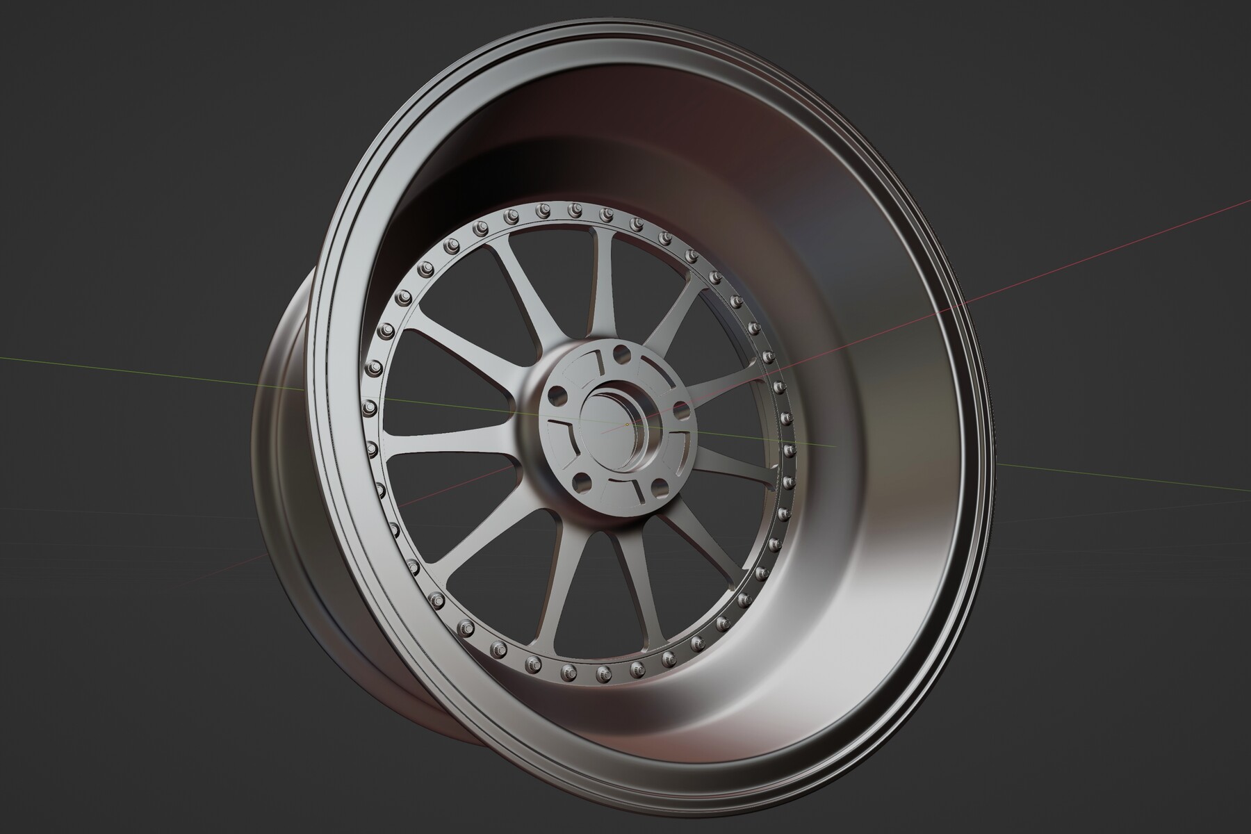 ArtStation - EVO61 LS4 Car wheel FREE 3D model | Resources