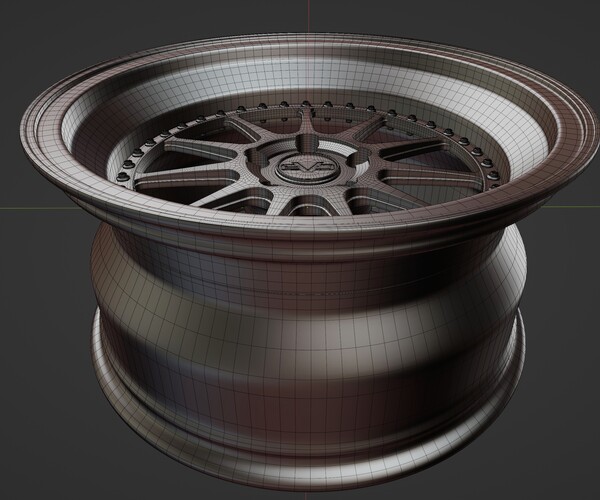 ArtStation - EVO61 LS4 Car wheel FREE 3D model | Resources