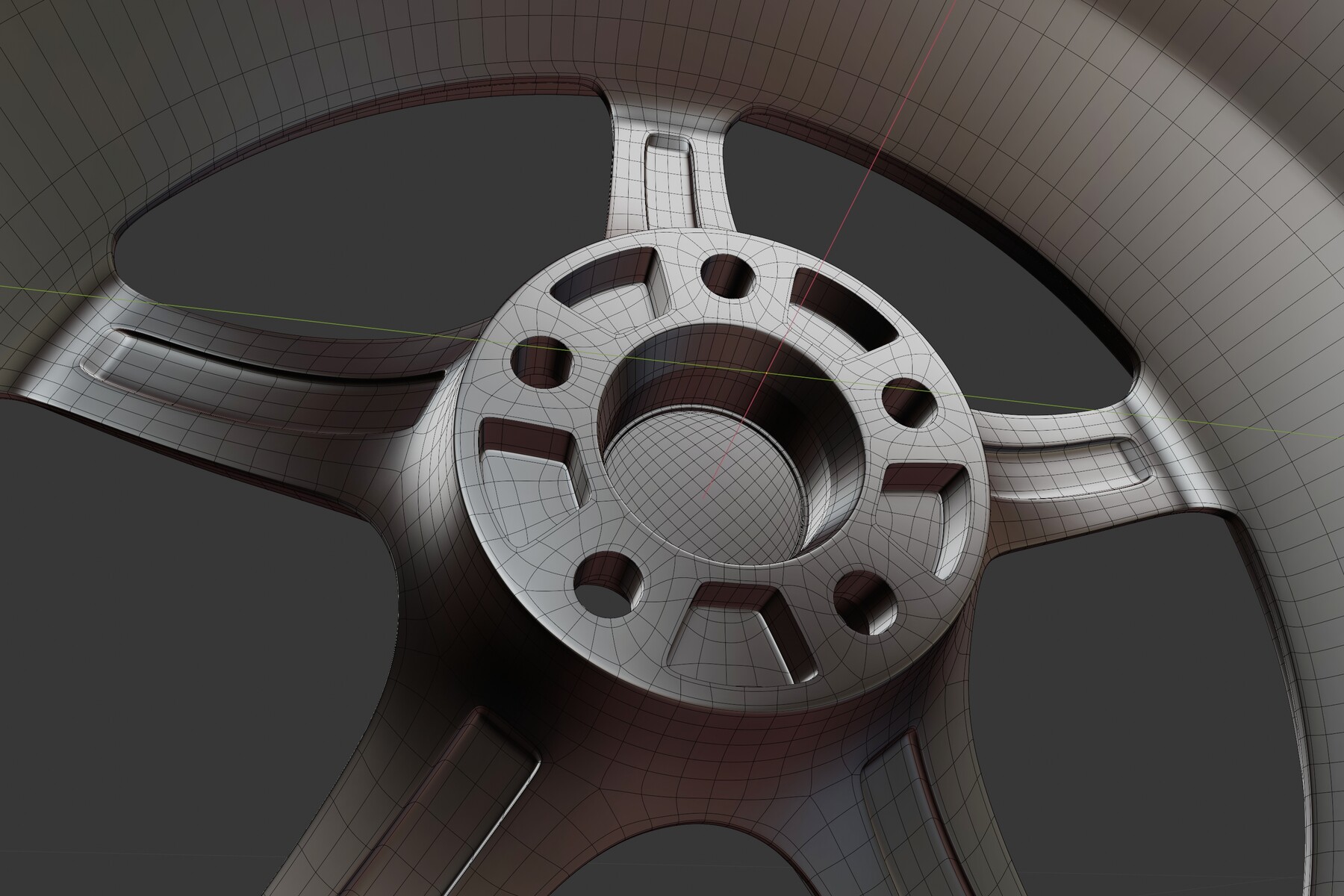 ArtStation - gramLIGHTS 57CR Car wheel FREE 3D model | Resources