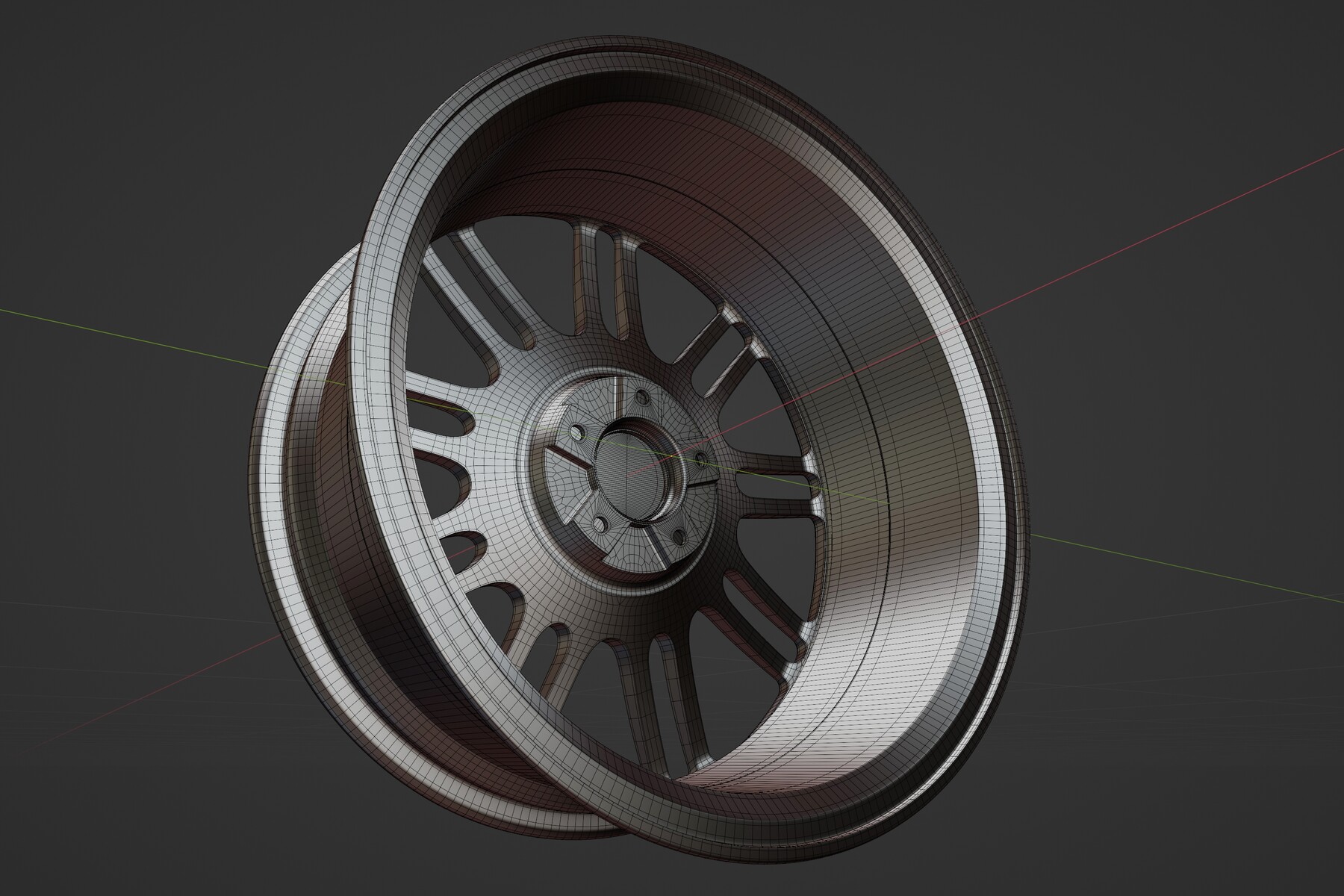 ArtStation - Sparco Racing NS6R Car wheel FREE 3D model | Resources