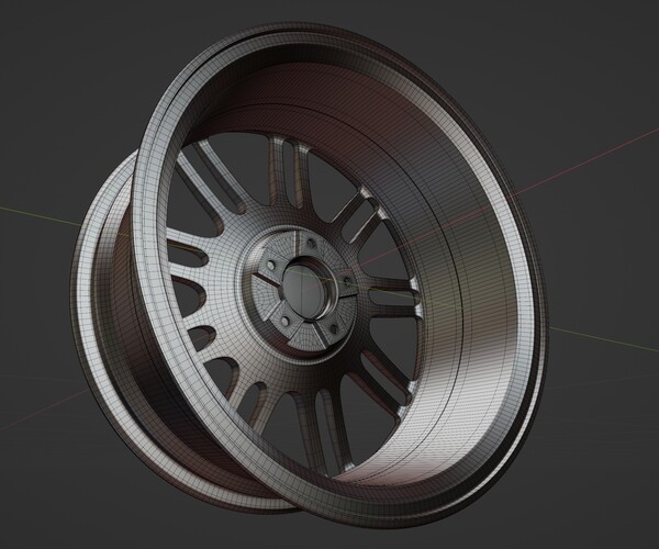 ArtStation - Sparco Racing NS6R Car wheel FREE 3D model | Resources