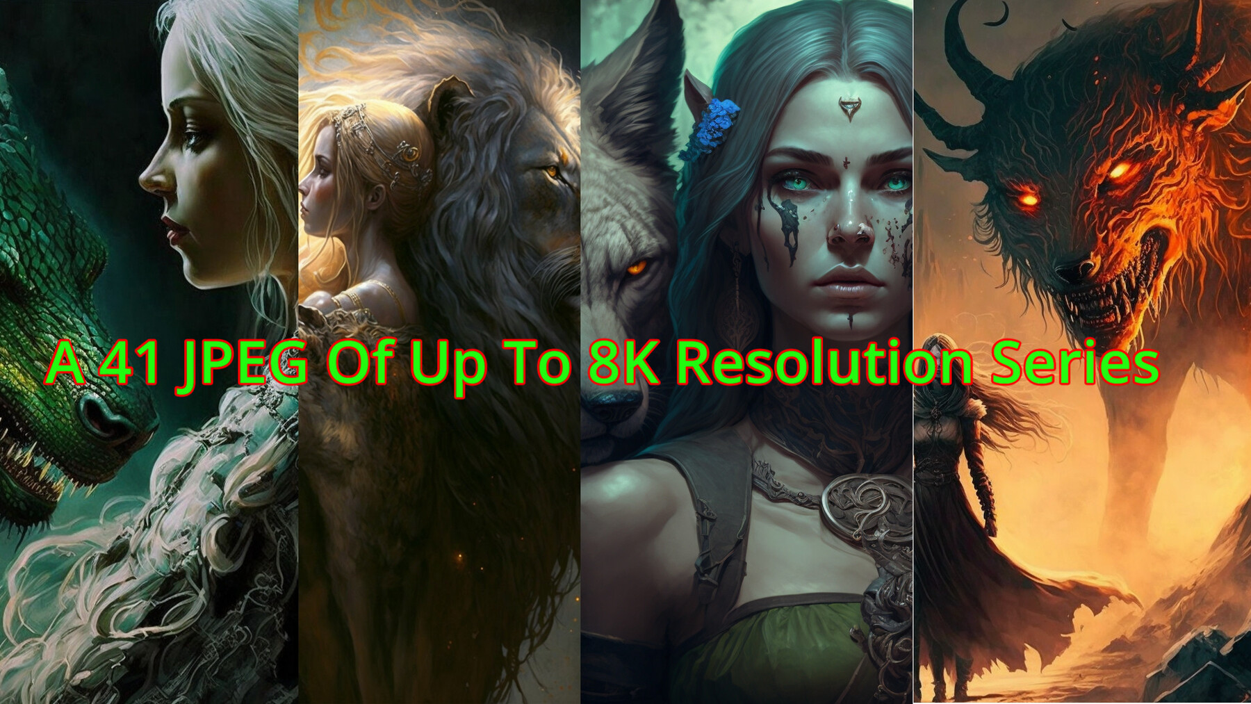 ArtStation - Beauty and the Beast: A 41 JPEG Of Up To 8K Resolution ...