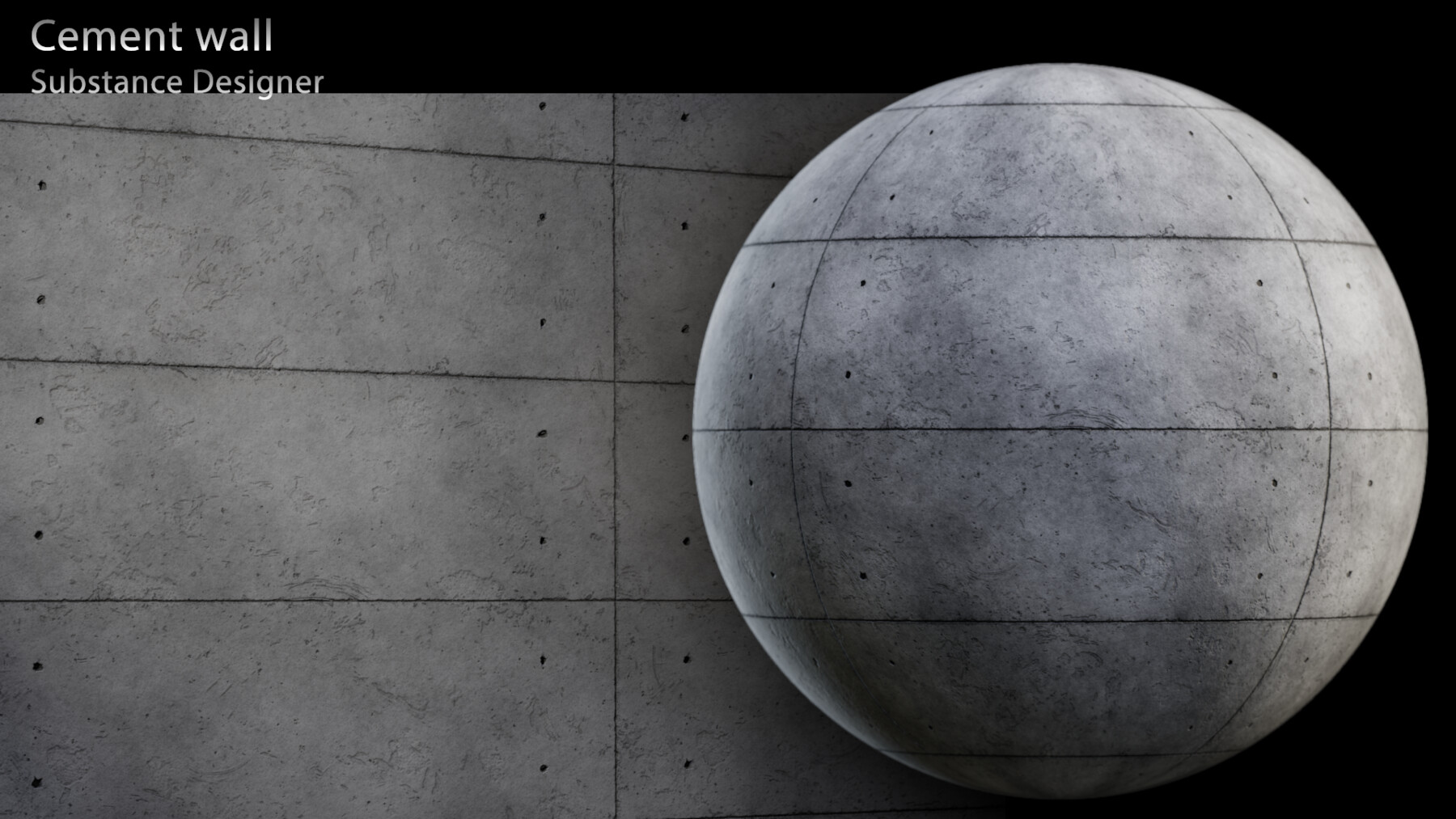 ArtStation - Cement Wall | Game Assets