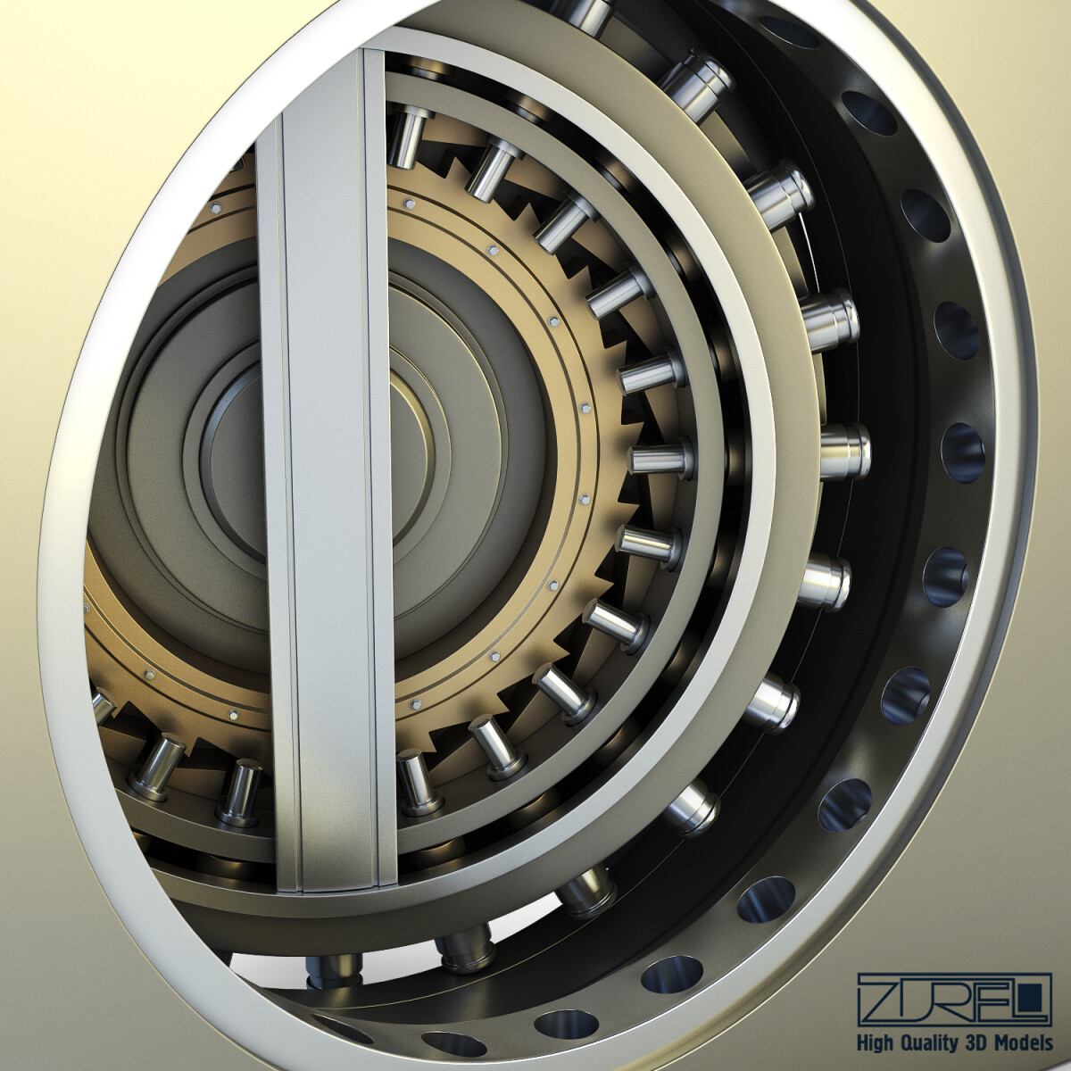 ArtStation - Bank Vault Door v 1 | Resources