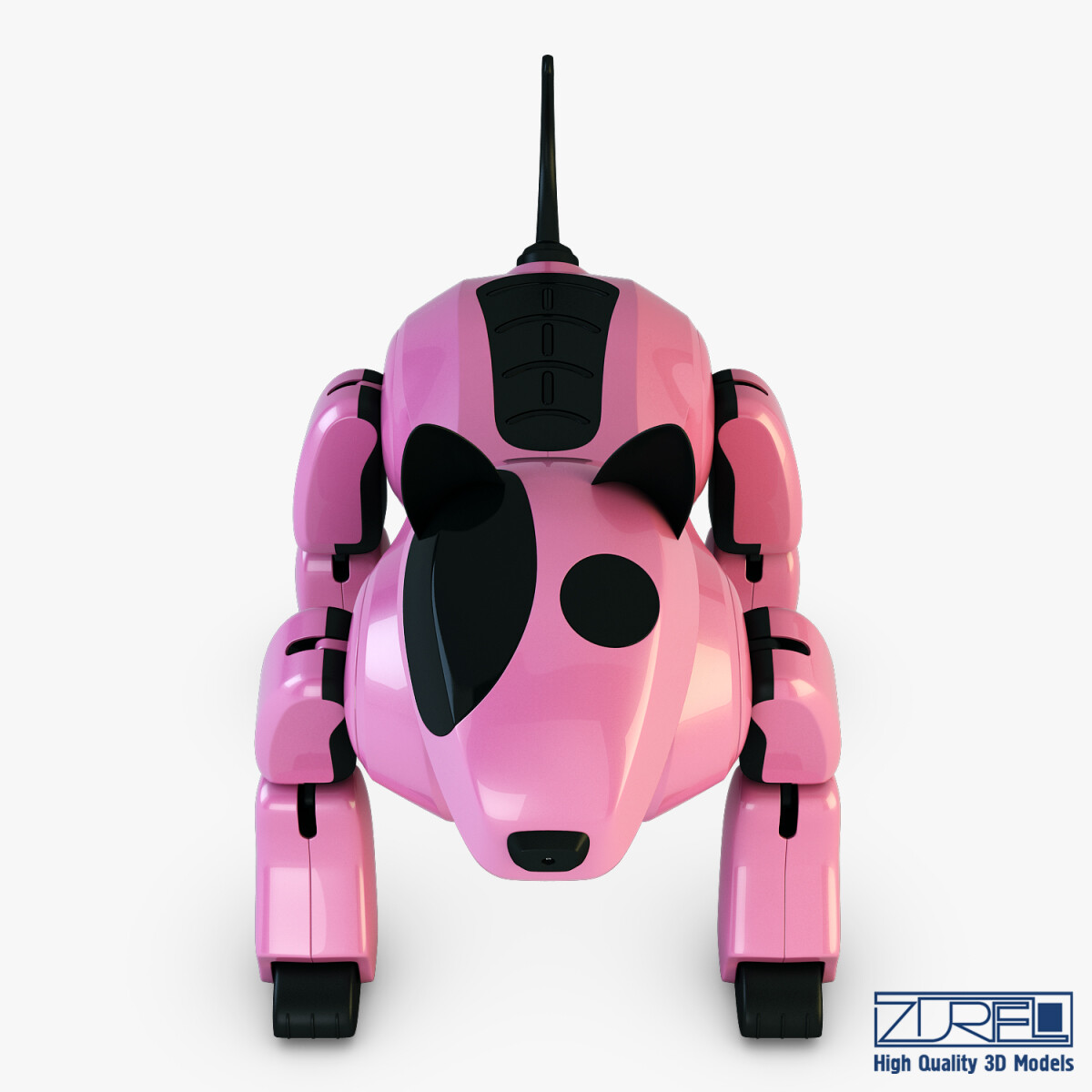 ArtStation - Genibo Robot Dog Pink | Resources